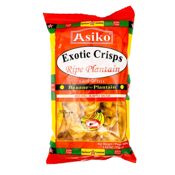 Exotic crisps - mild chilli - 75g - Fremu